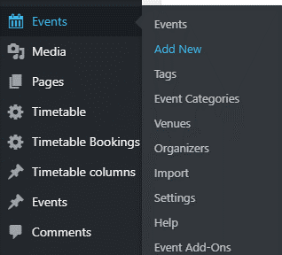 How To Add Event Items And How To Use The Events Calendar Plugin – Qode ...