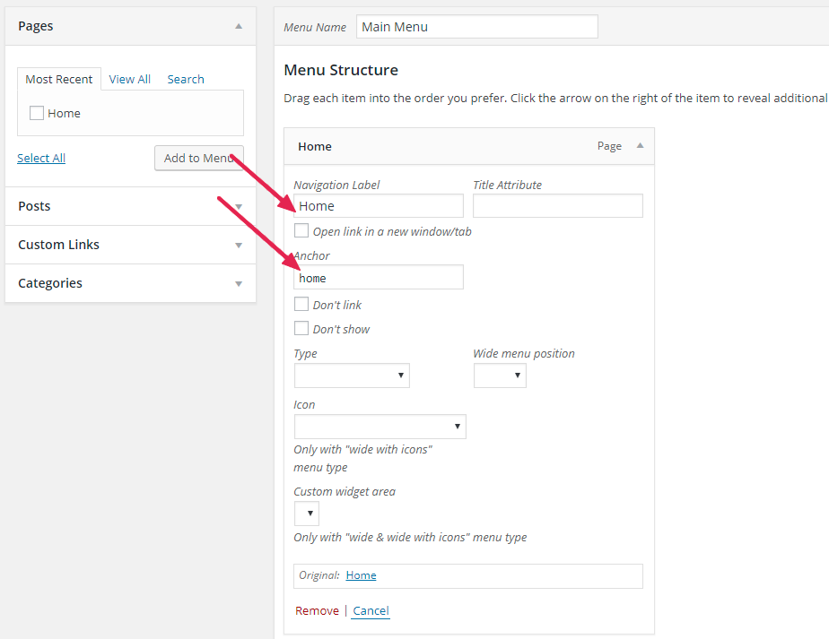 How To Add Anchor Links To Your Menus – Qode Help Center